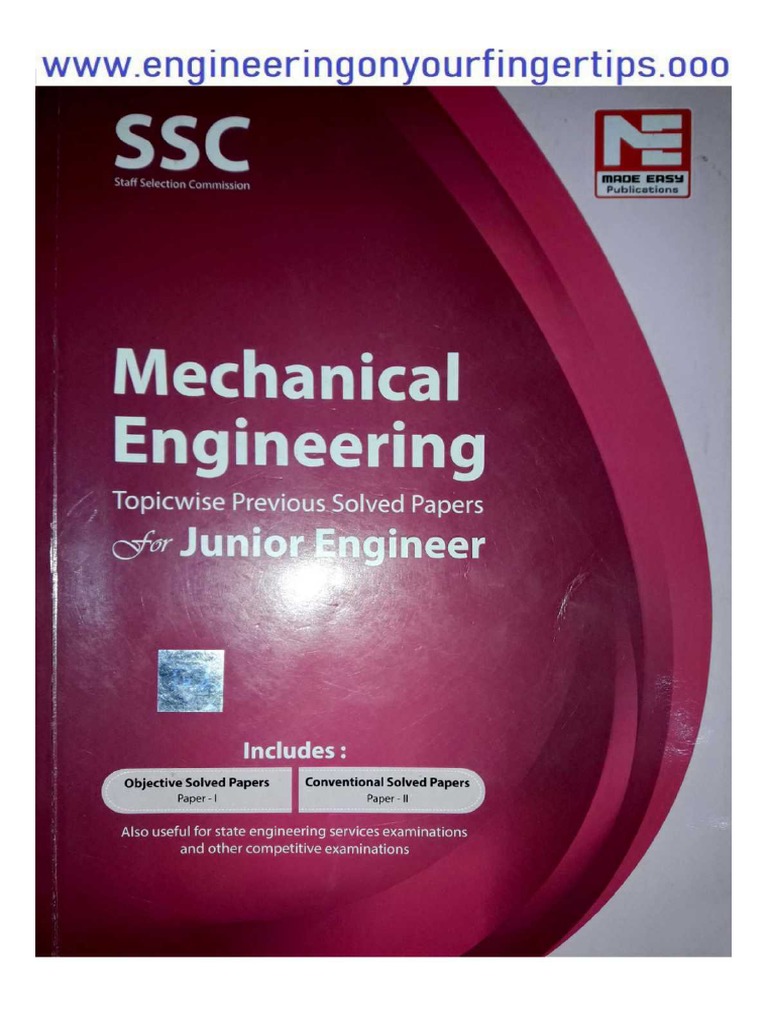 SSC Je Mechanical Solution | PDF