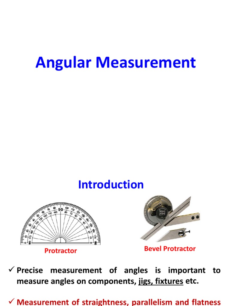 Angular Measurement Metallurgy | Download Free PDF | Angle | Accuracy ...