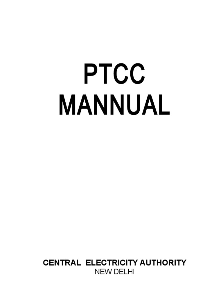 PTCC Manual 2010 | PDF | High Voltage | Telecommunication