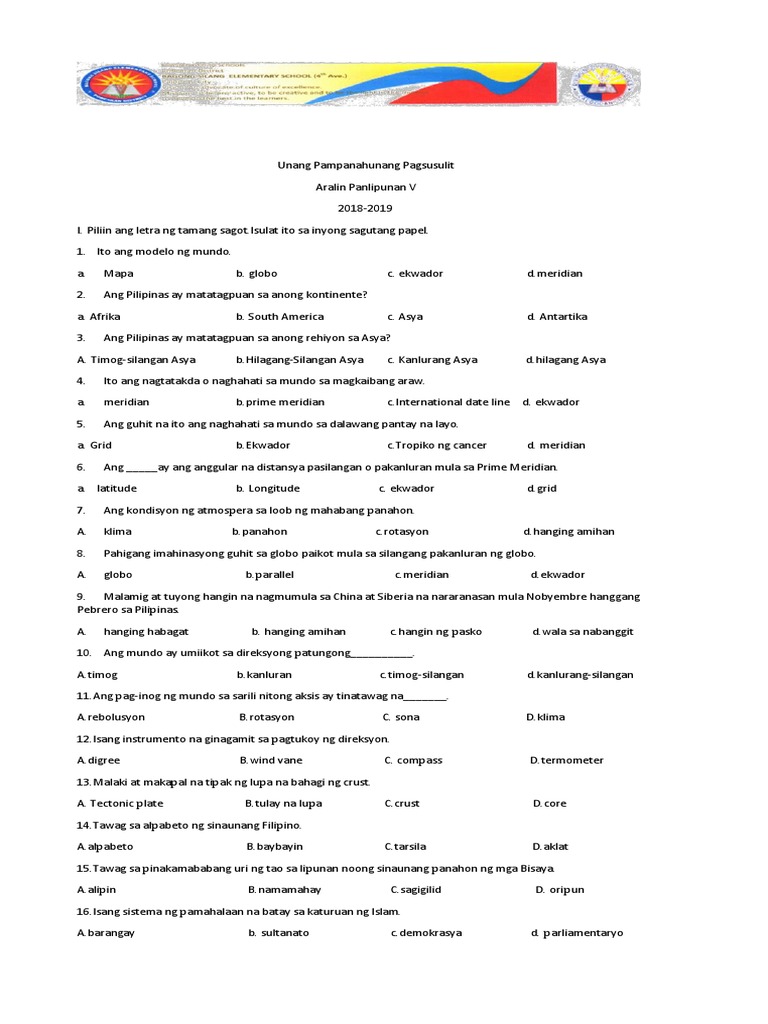 Sample Periodic Test | PDF