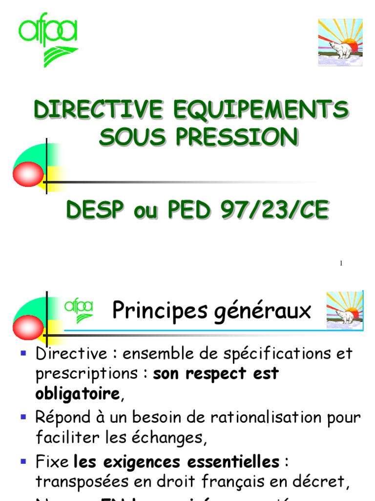 Presentation DESP | PDF | Directive (Union européenne) | Gaz