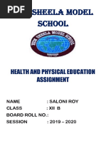 Physical Education Project For Class 12 CBSE | PDF | Sports | Leisure
