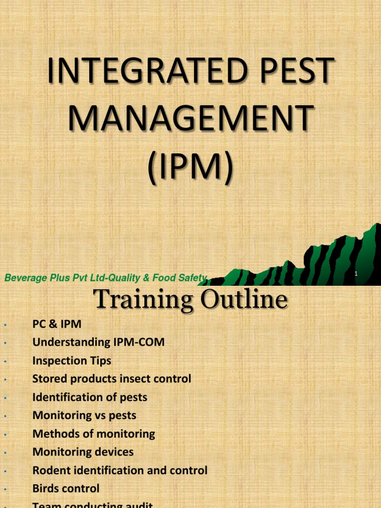Integrated Pest Management (IPM) : Beverage Plus PVT Ltd-Quality & Food ...