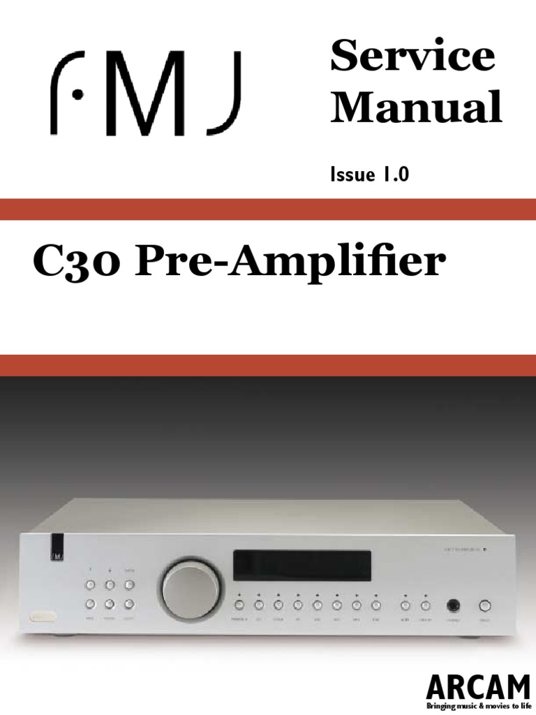 C30 Service Manual Issue - 1 - 0 | PDF | Amplifier | Power Supply