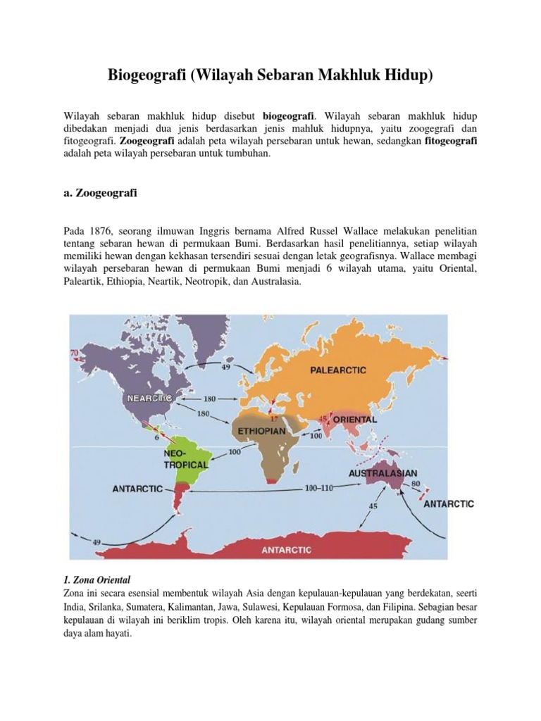 Biogeografi | PDF