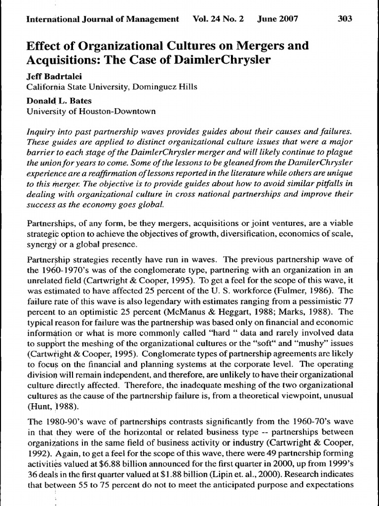 Badrtalei J. Bates D. L PDF | PDF | Daimler Ag | Chrysler