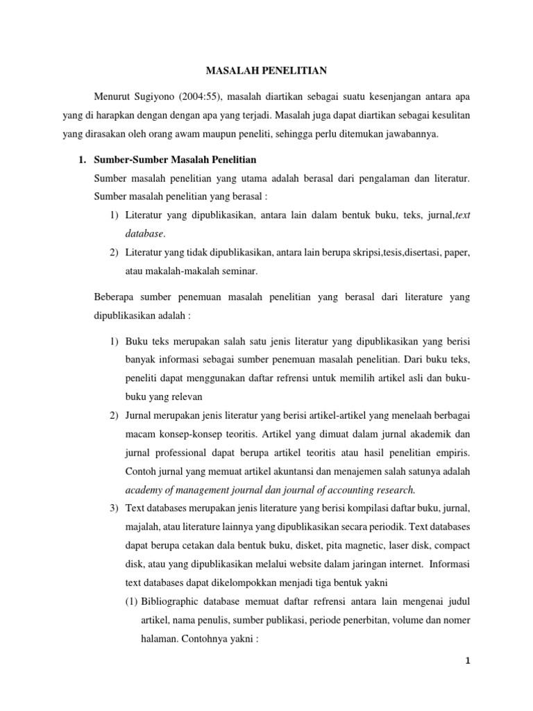 Metode Pengumpulan Data | PDF