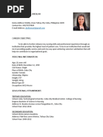 Resume & PRC License | PDF | Nursing | Occupational Safety And Health