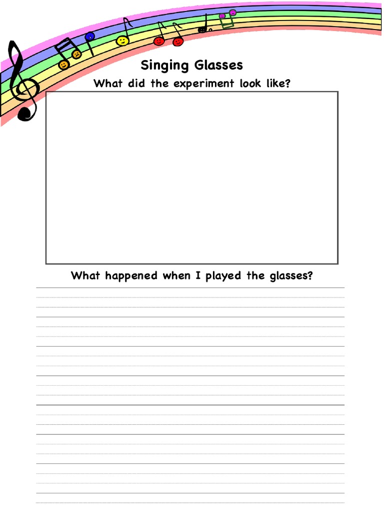 Singing Glasses Experiment Overview | PDF