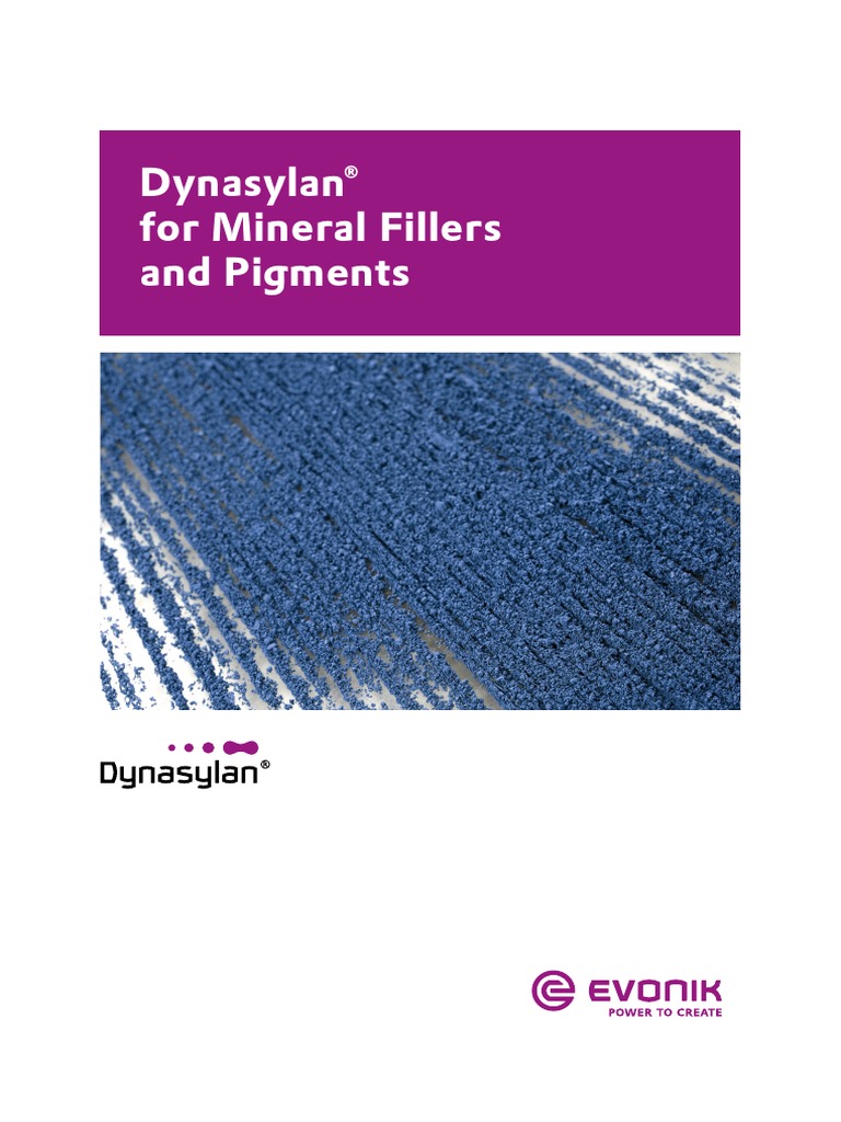 Dynasylan for Mineral Fillers and Pigments En | Silicon Dioxide ...