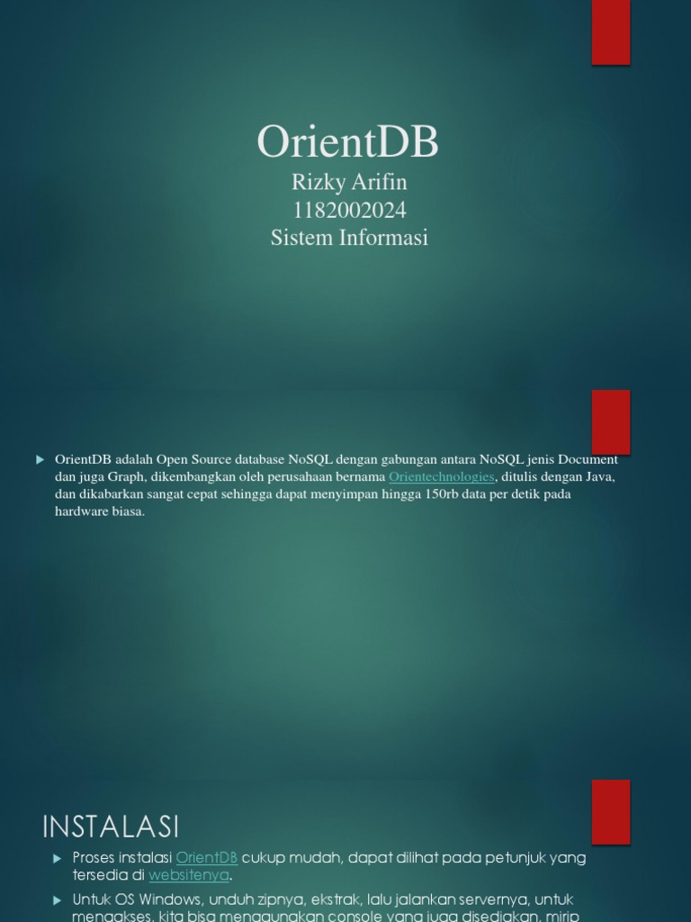 OrientDB - Rizky Arifin | PDF | Komputer