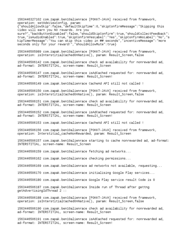 Pokktlogs | PDF | Cache (Computing) | Operating System Technology