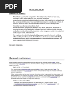 Thermite and Thermate Composition Ratios | PDF