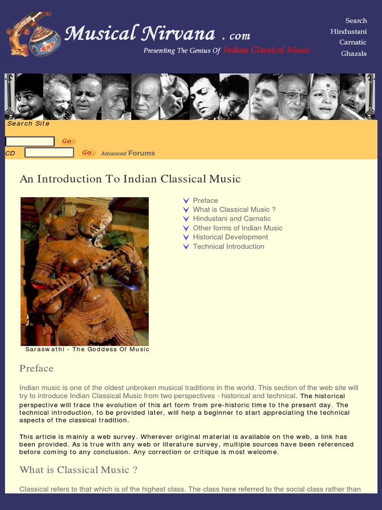 An Introduction To Indian Classical Music PDF | PDF | Upanishads | Vedas