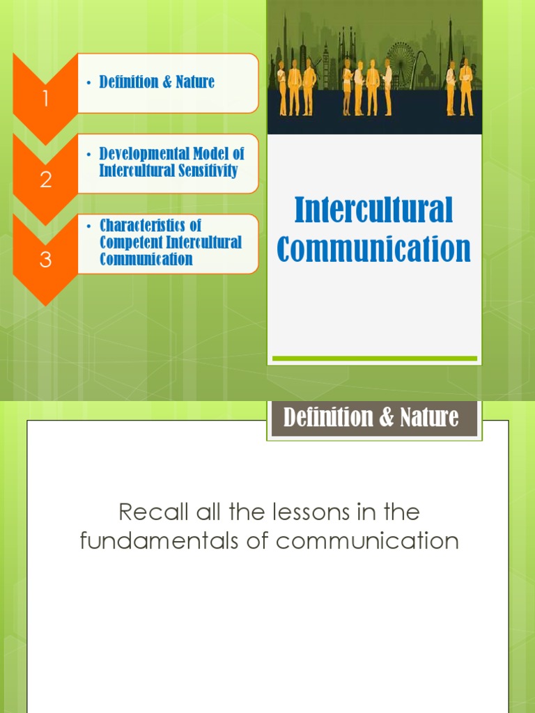 Intercultural Communication: - Definition & Nature | PDF | Cross ...