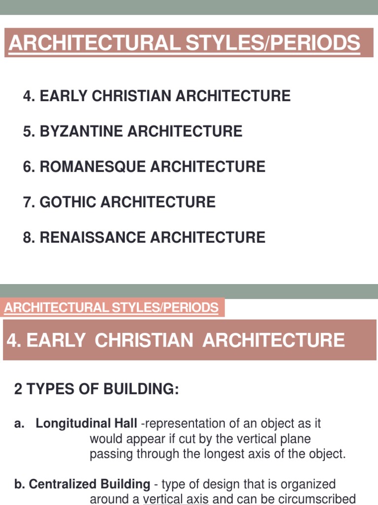 Key Architectural Styles Overview | PDF
