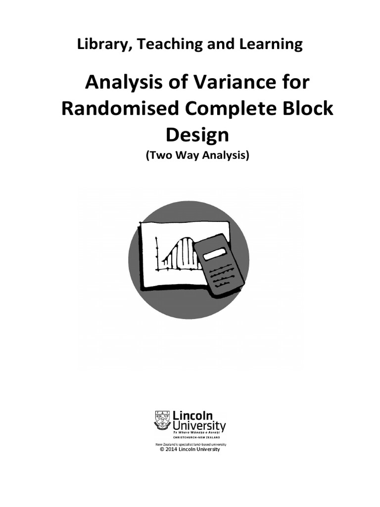 Analysisi of Variance | PDF | Analysis Of Variance | Errors And Residuals