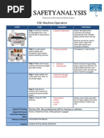 Lathe Machine Risk Assessment | PDF | Risk | Safety