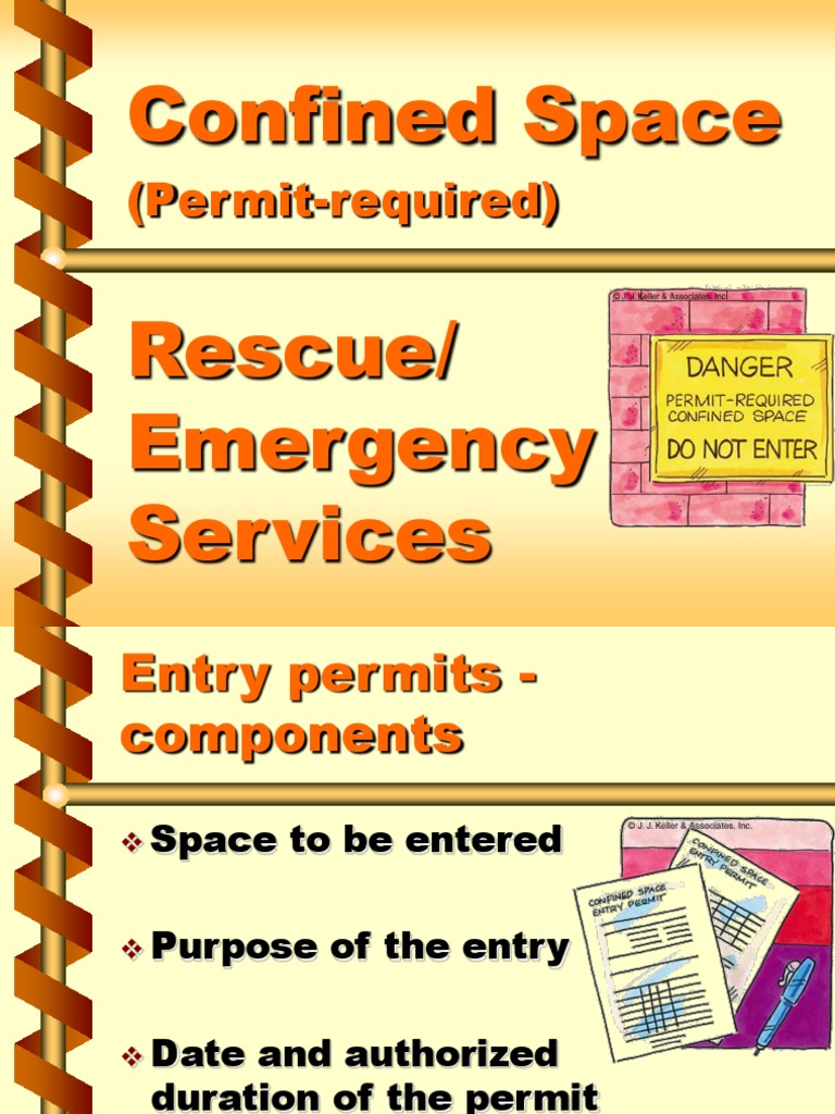 Confined Space (Permit Required) Rescue and Emergency Services | PDF ...