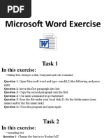 Word Processing EXAM PDF | PDF | Word Processor | Microsoft Word