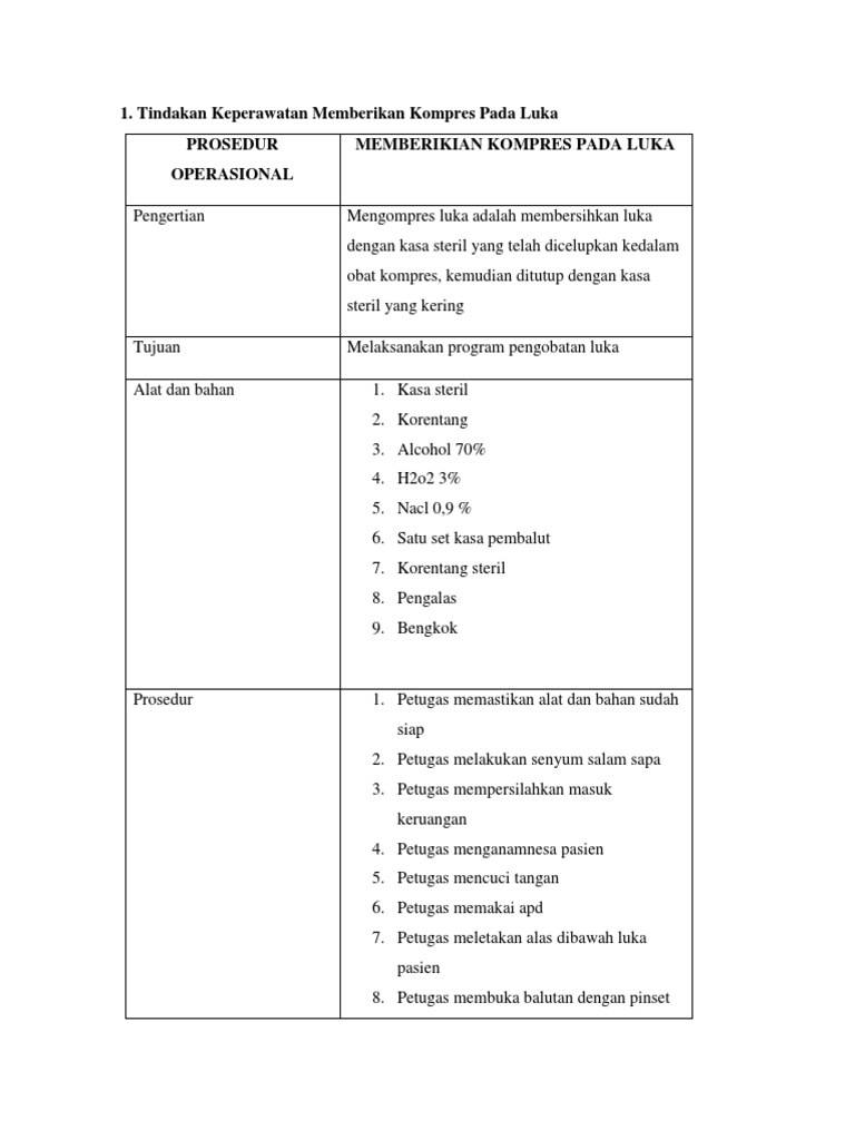 Kelompok 3 Sop KMB 2 | PDF