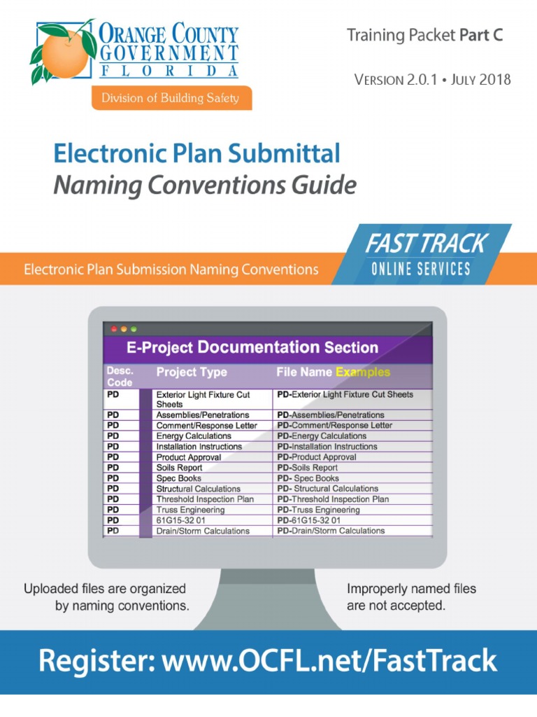 Orange County File Naming Guide | PDF | Filename | Computer File
