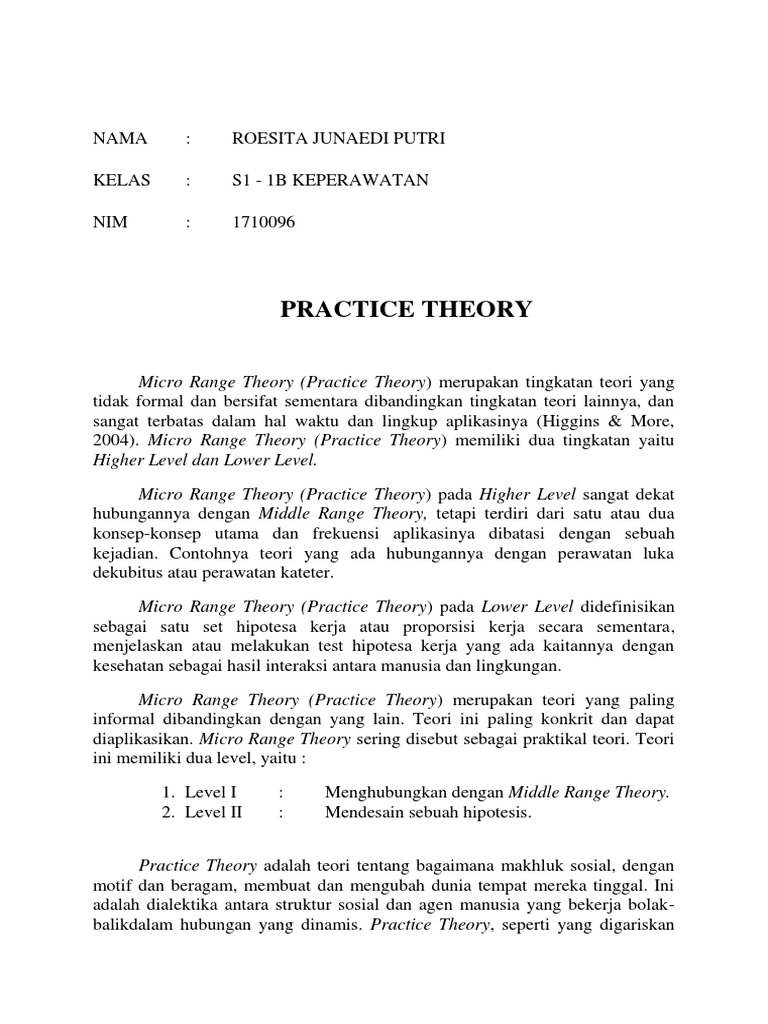 Tugas 3. Practice Theory | PDF