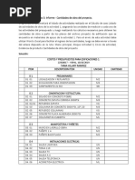 Listado de Items Vivienda | PDF | Materiales de construcción ...