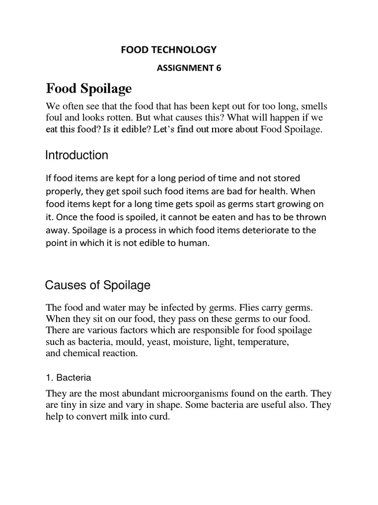 Food Technology | PDF | Food Preservation | Fruit Preserves