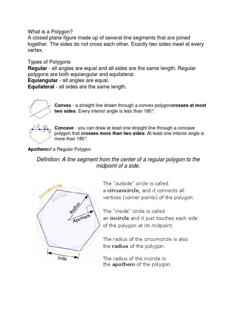 What Is A Polygon Edited | PDF