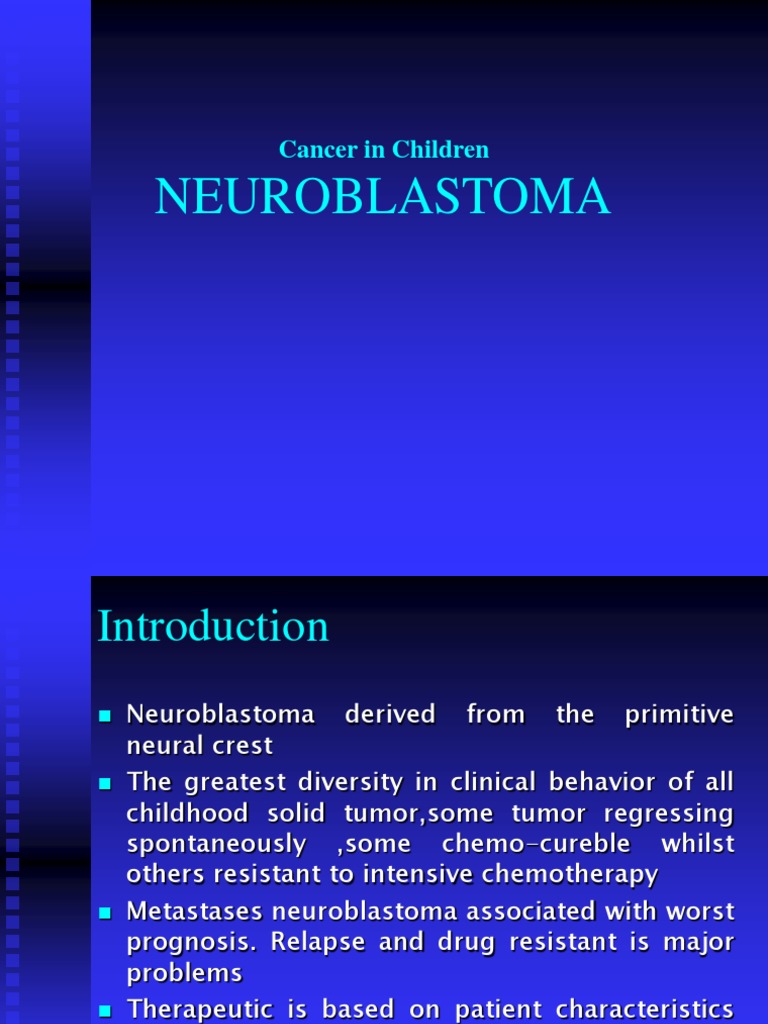 Neuroblastoma: Cancer in Children | PDF | Lymph Node | Metastasis