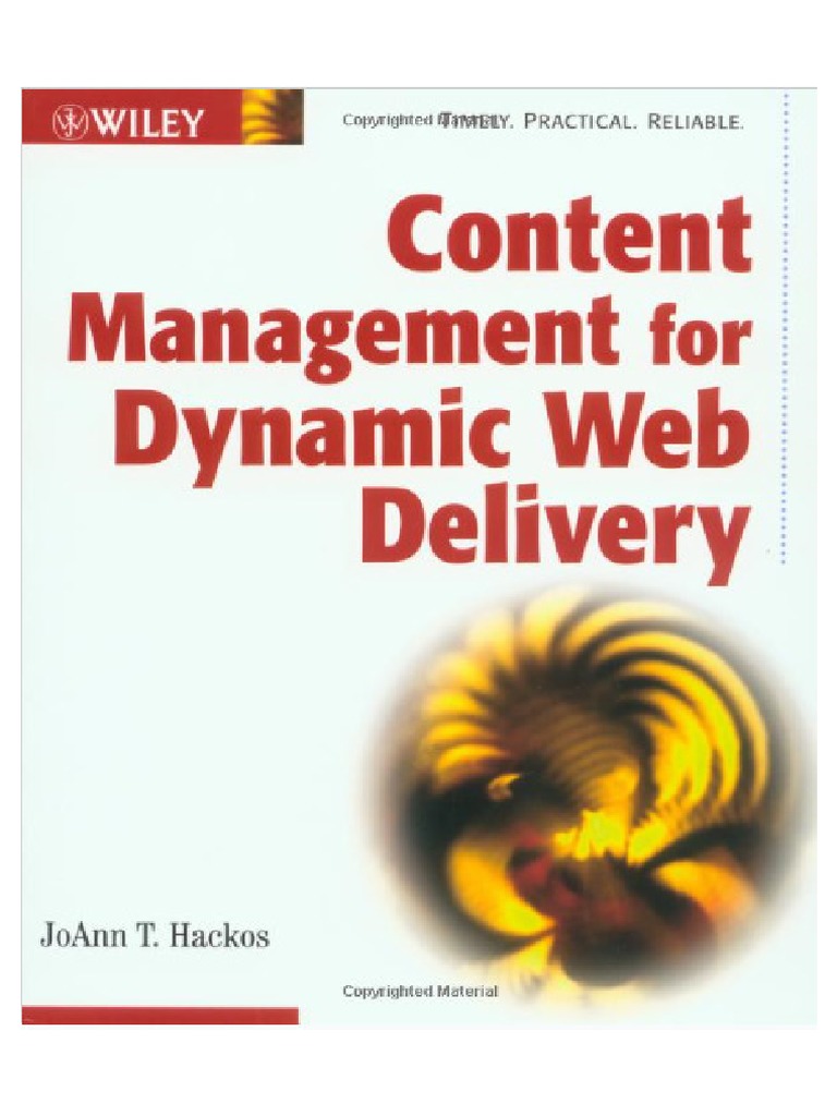 Content Management Systems For Dynamic Web Delivery | PDF