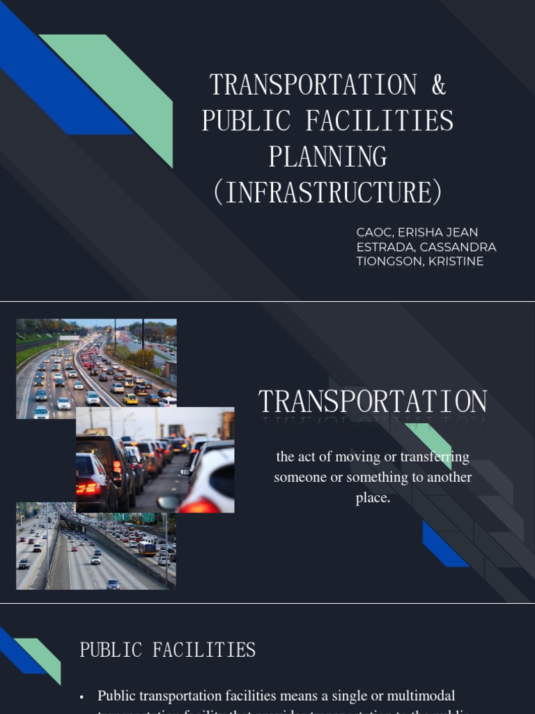 Importance of Transportation Facilities | PDF | Infrastructure | Transport