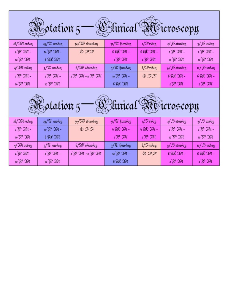 Rotation 5 - Clinical Micros | PDF