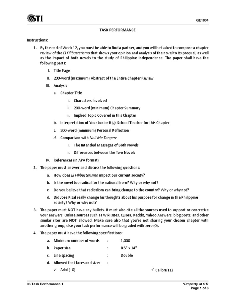 06 Task Performance 1 | PDF | Mirror | Nature