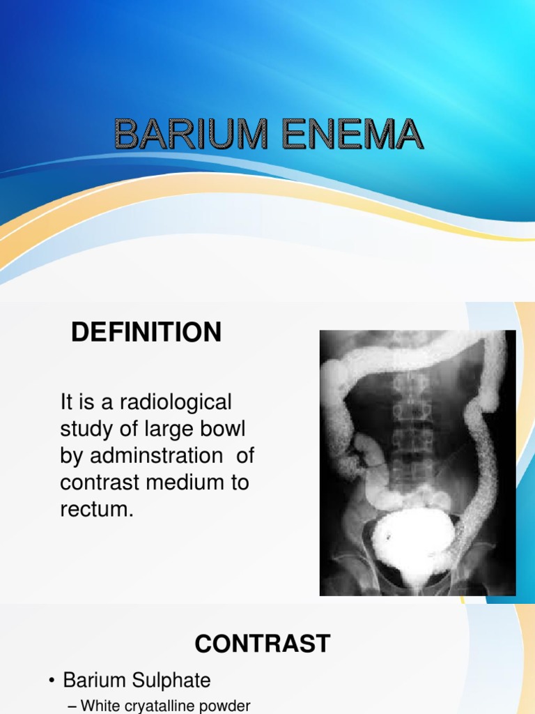 Barium Enema | PDF | Colorectal Cancer | Rectum