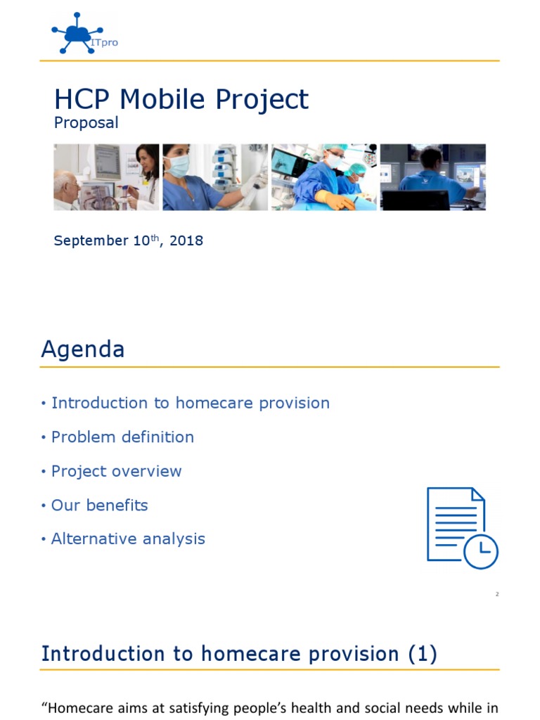 HCP Mobile Project: Proposal | PDF | Health Care | Cloud Computing