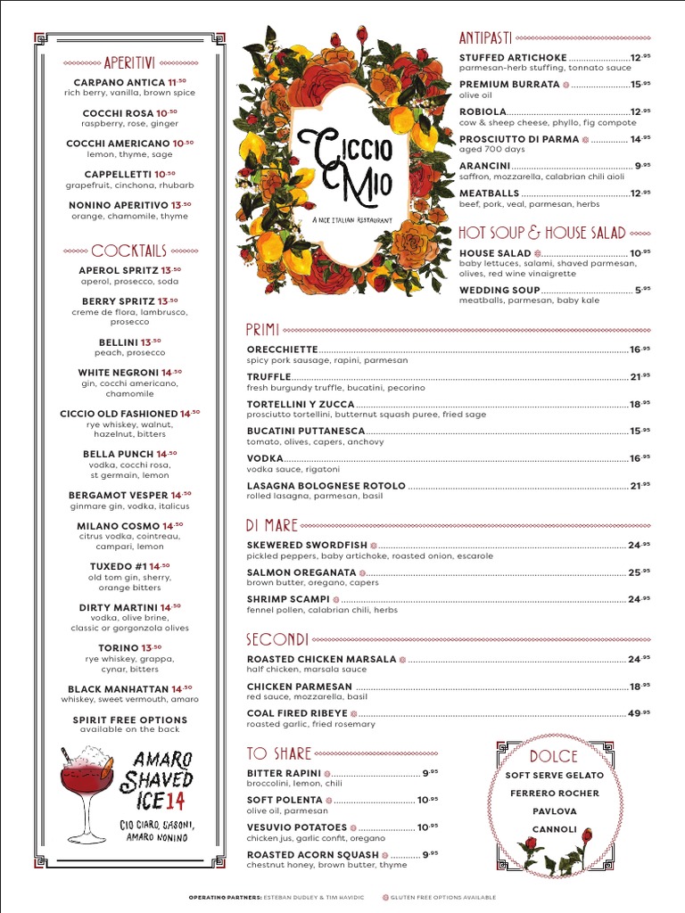 Ciccio Mio Dinner Cocktail Menu 10-27-19!1!1 | Download Free PDF ...