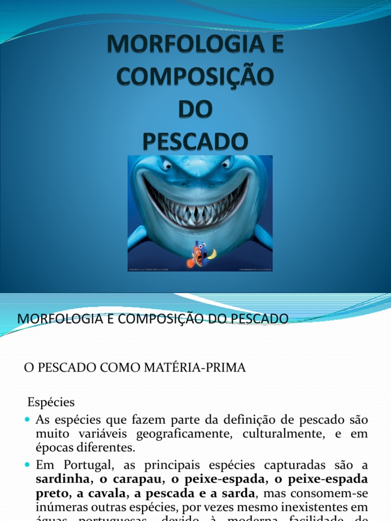 Morfologia do Peixe e Suas Características | PDF | Moluscos | Peixes