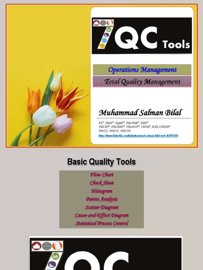 Muhammad Salman Bilal: Operations Management | PDF | Histogram | Business