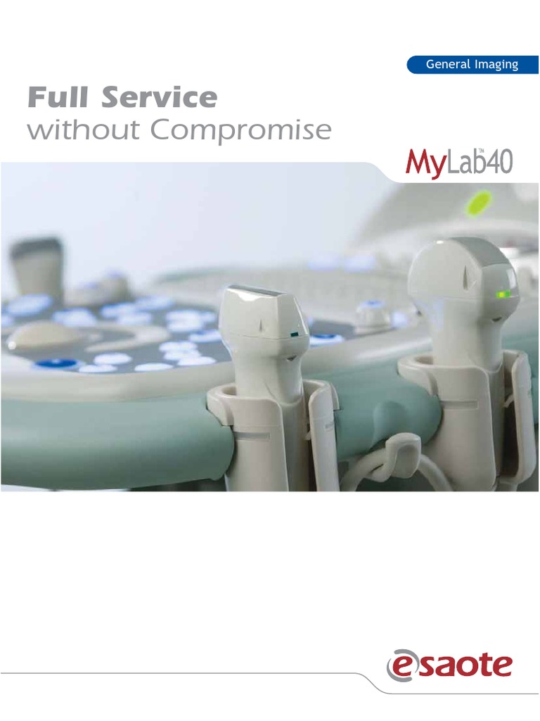 Esaote MyLab40 Brochure | PDF | Medical Ultrasound | Medical Imaging