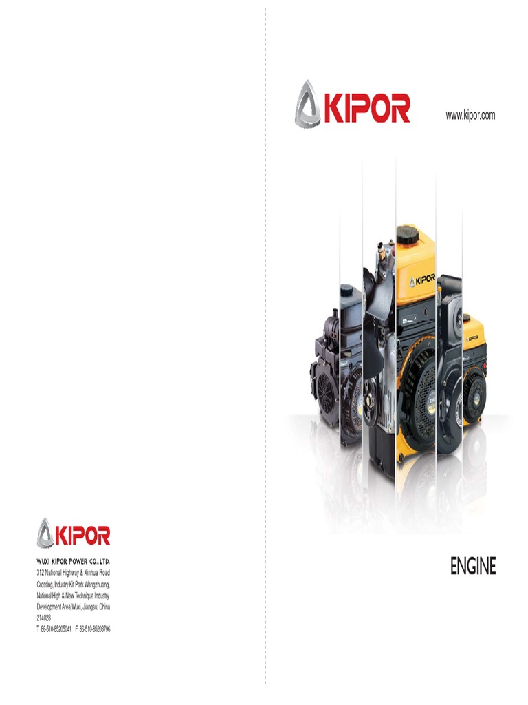 Catalogo de Generadores Kipor | PDF | Diesel Engine | Engines