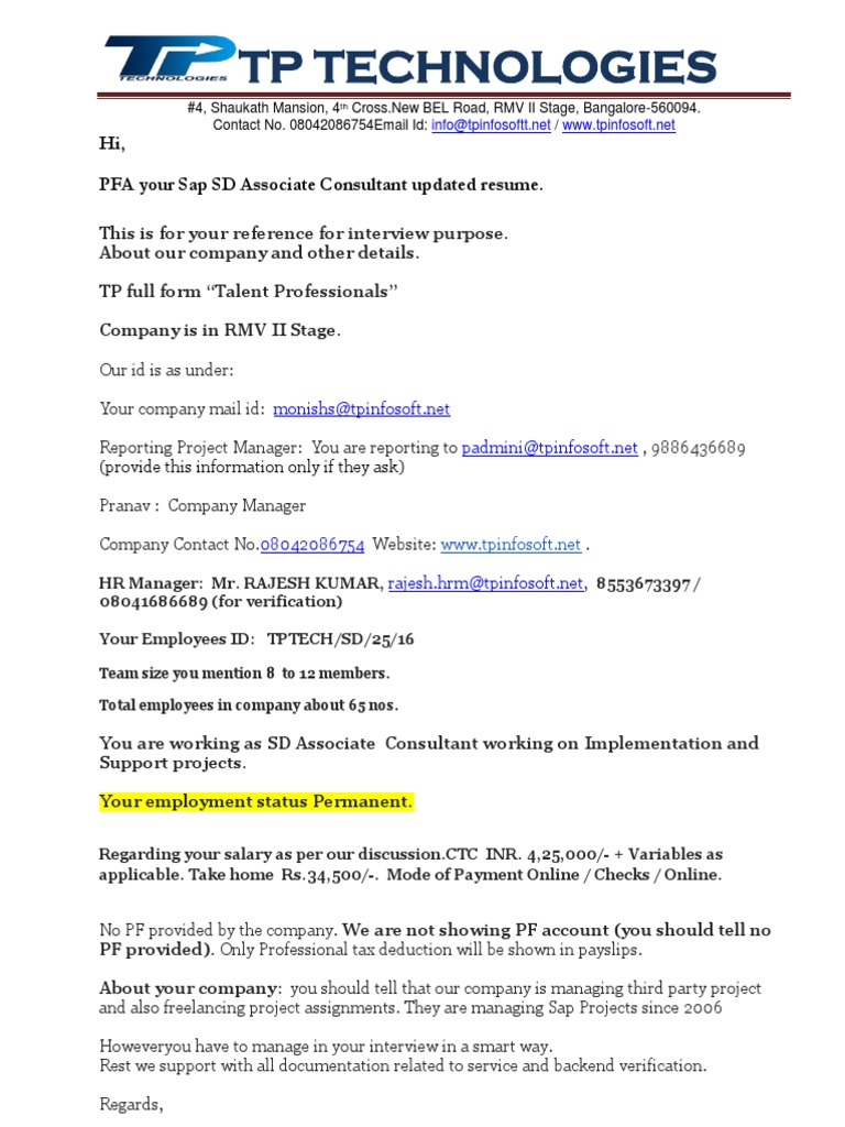 TP Technologies Overview and Details | PDF | Career & Growth