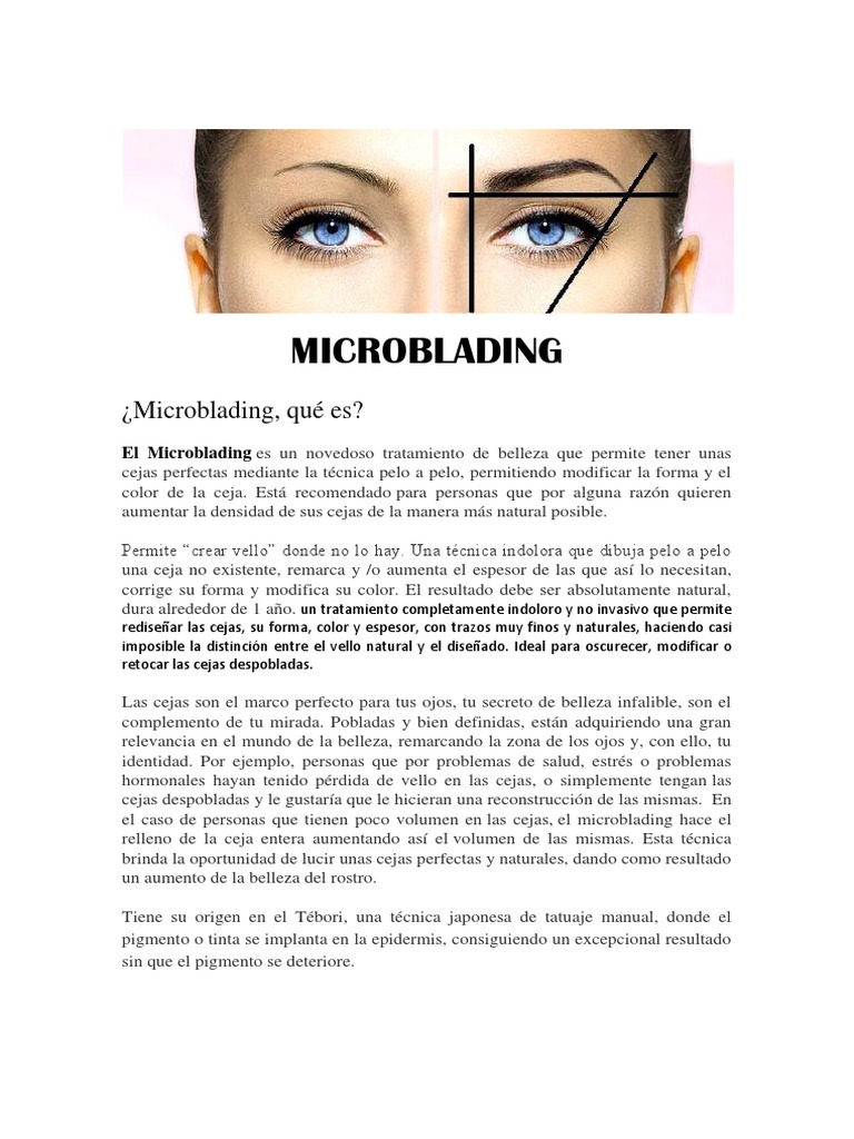 MICROBLADING | PDF | Pelo | Piel
