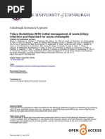Tokyo Guidelines 2018: Acute Biliary Management | PDF | Gallbladder ...