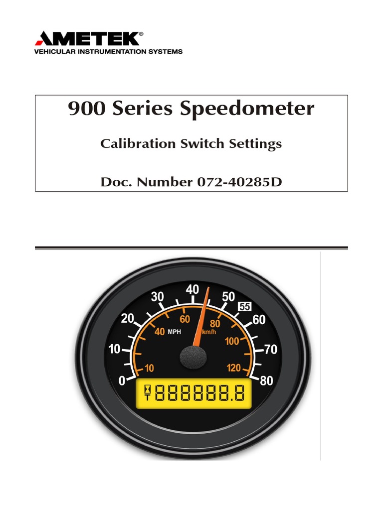 Installation Manualspeedometer | PDF | Equipment | Manufactured Goods