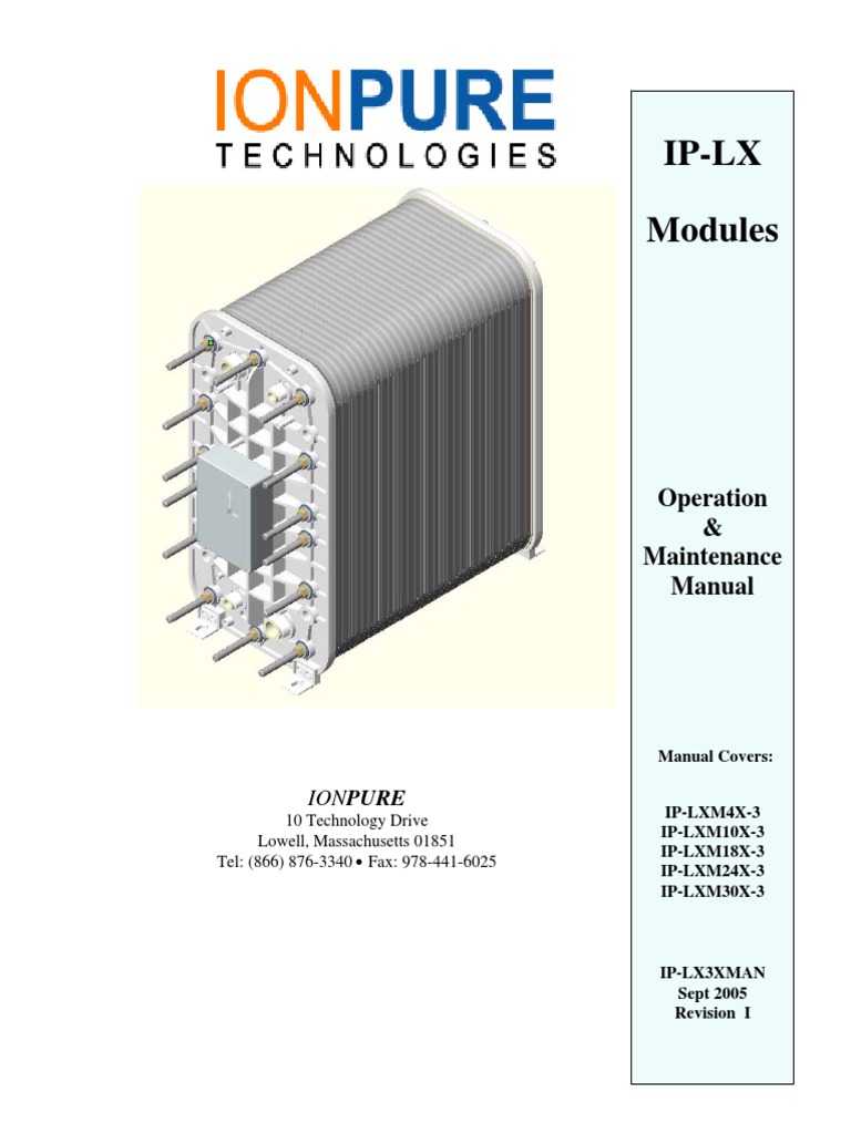 Manual Del EDIC IONPURE | PDF | Hydrochloric Acid | Sodium Hydroxide