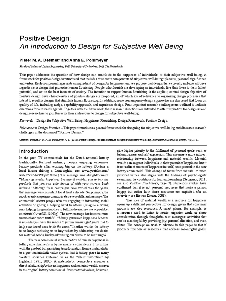 Designing for Happiness: An Introduction to Positive Design and its ...