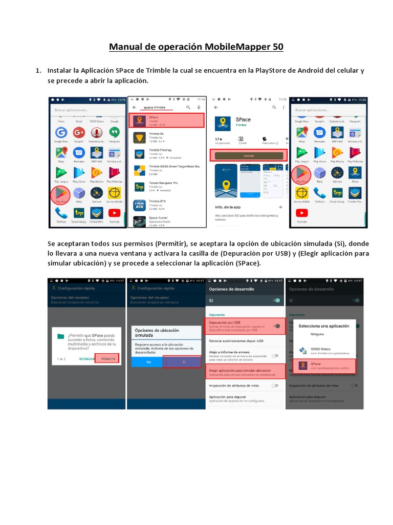 Guía de Instalación MobileMapper 50 | PDF