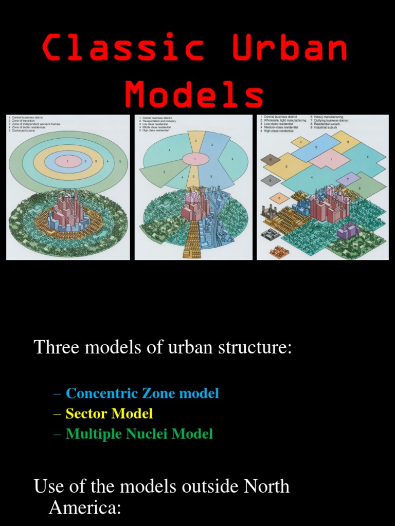 3 - Classic Urban Models | PDF | Urban Area | Urbanization